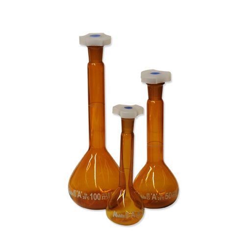 Volumetric Flask Glass Amber 100 ml