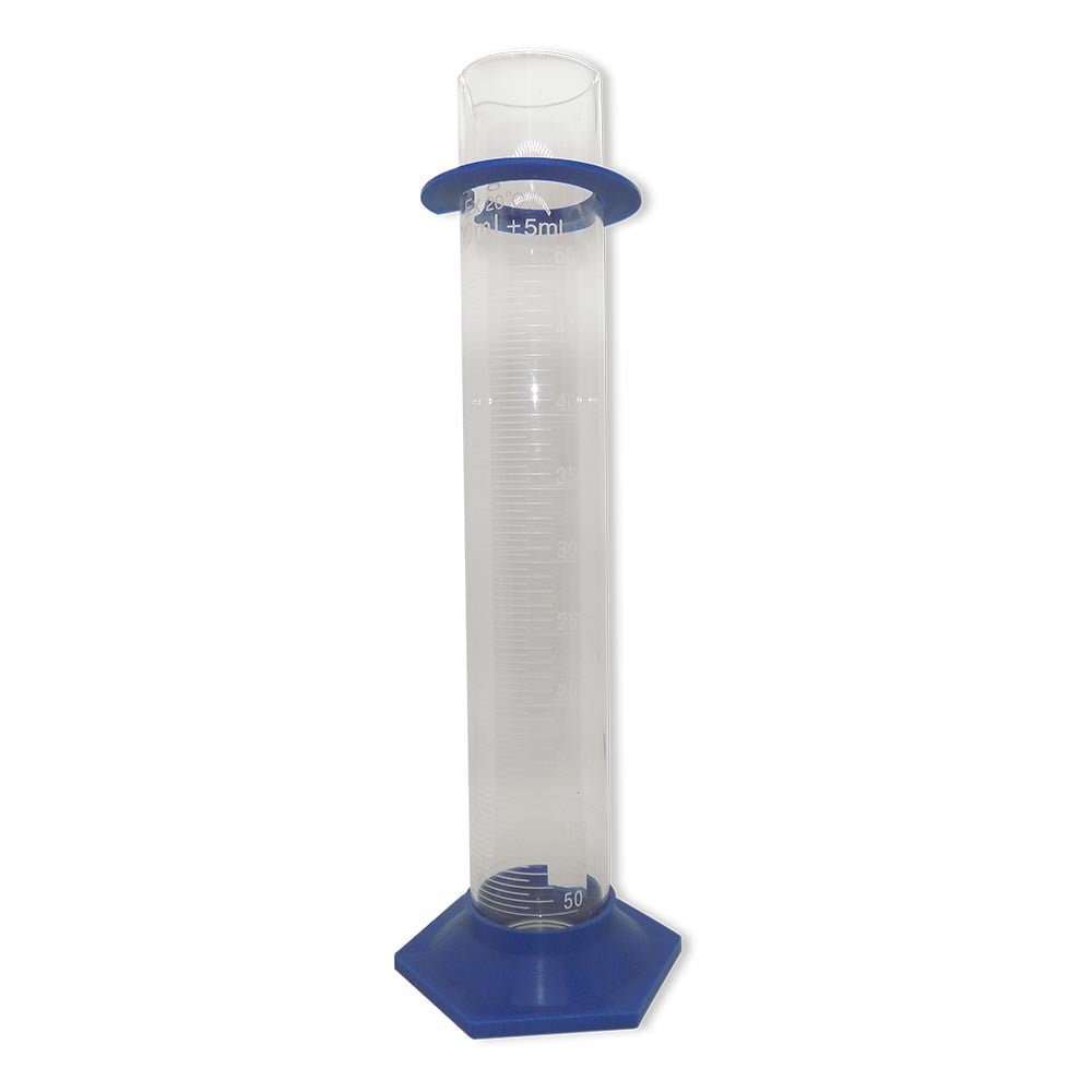 Graduated Cylinder (Glass) Plastic Base 500 ml