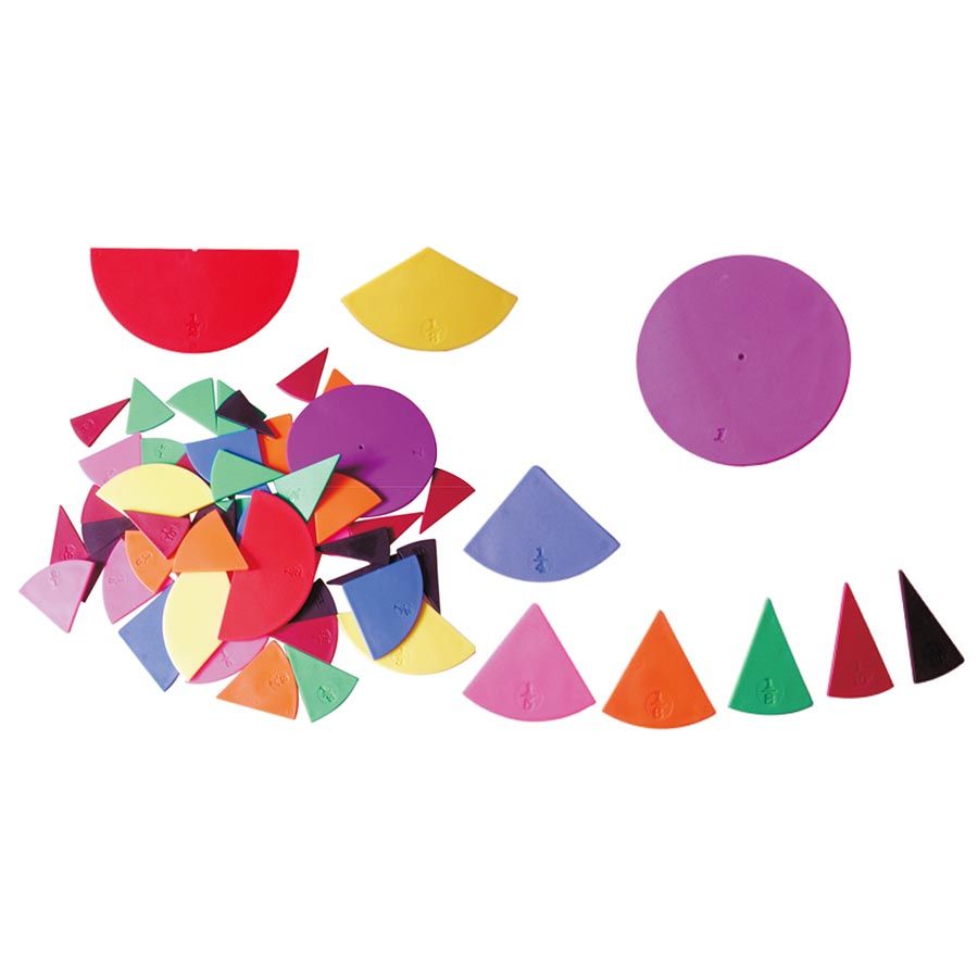 Fraction Set Circular 51 Pcs