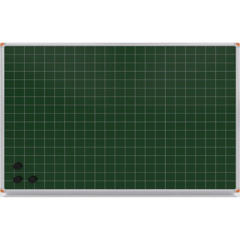 Wall Mounted Enamel Magnetic Board with Grid Line